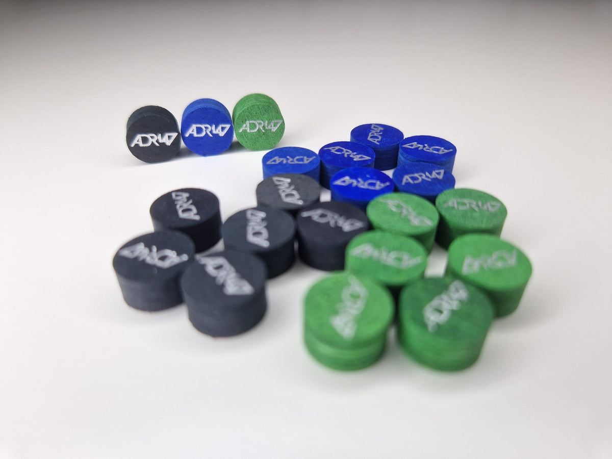 ADR147 Professional Cue Tips, for Snooker or UK 8 ball pool cues ...