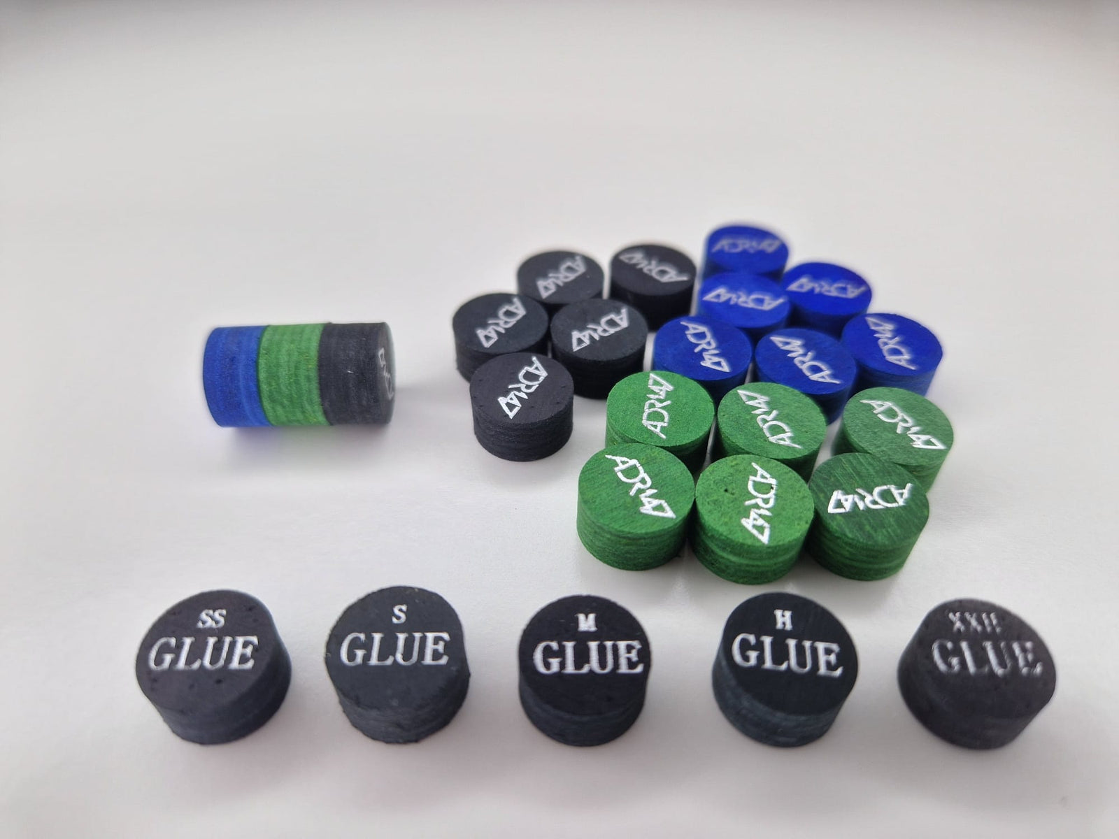 ADR147 Professional Cue Tips, for Snooker or UK 8 ball pool cues ...