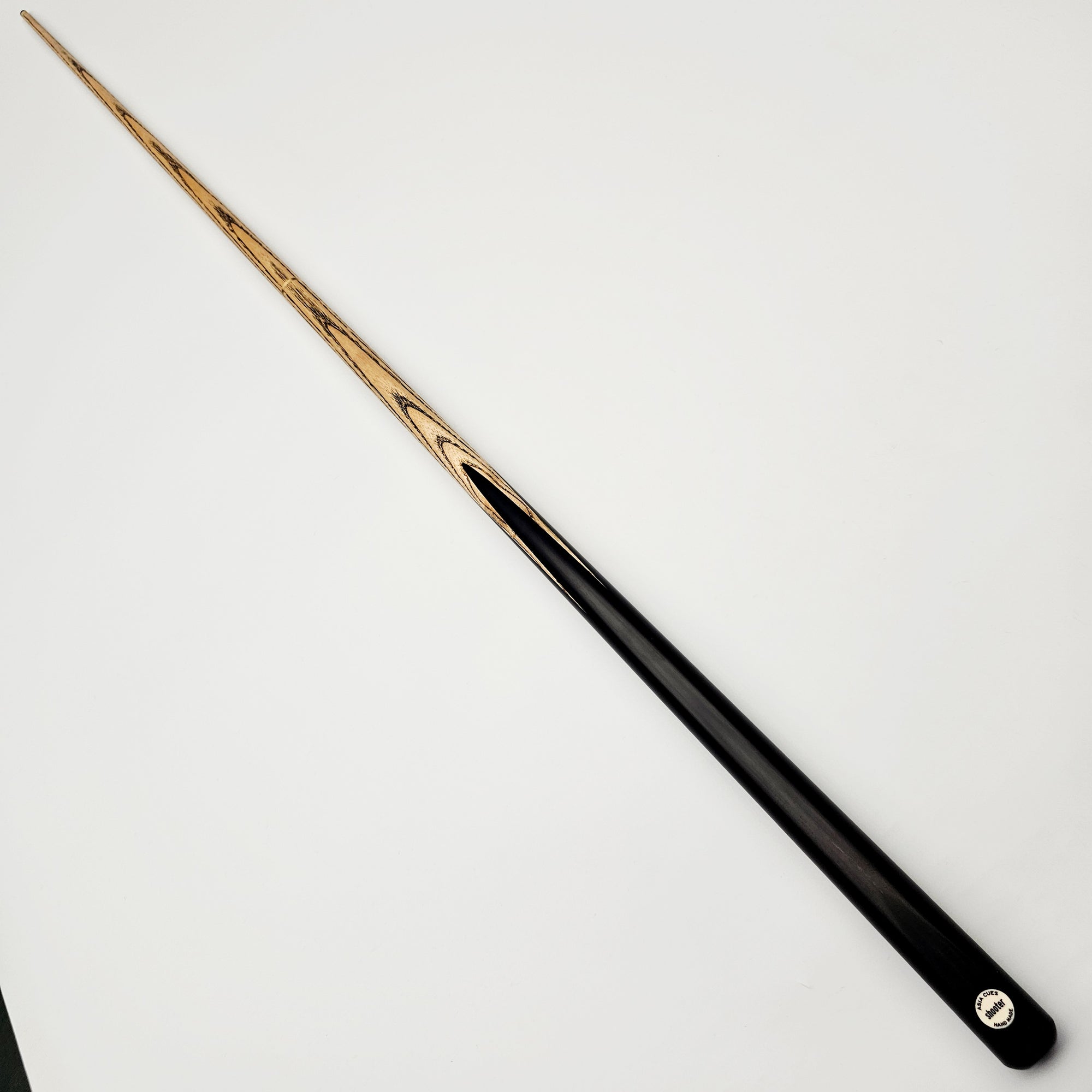 Asia Cues Shooter - Two Piece Snooker Cue 9.7mm Tip, 17.8oz, 57.5 ...