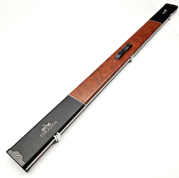 Peradon Limited Edition Black & Brown Block Halo Plus One Piece Cue Ca ...